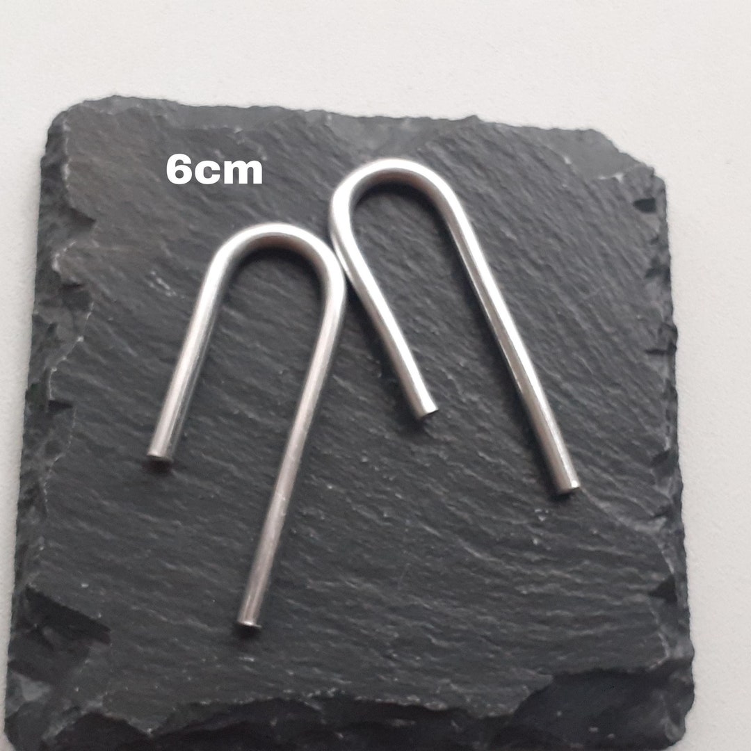 Aluminum Ear Hangers | 6 Gauge Stretched Lobe Weights - Etsy