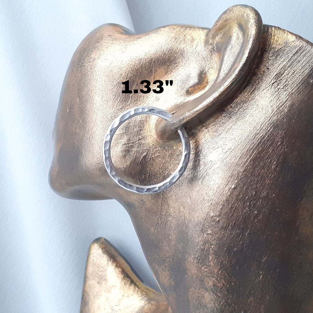 Tunnel Earrings 6 Gauge and 10 Gauge Tunnel Hoops - Etsy