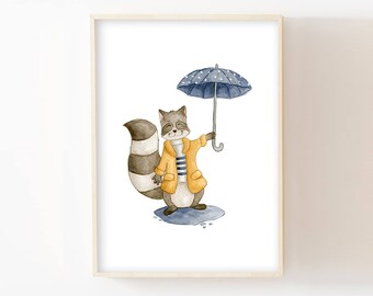 Animals poster | Etsy