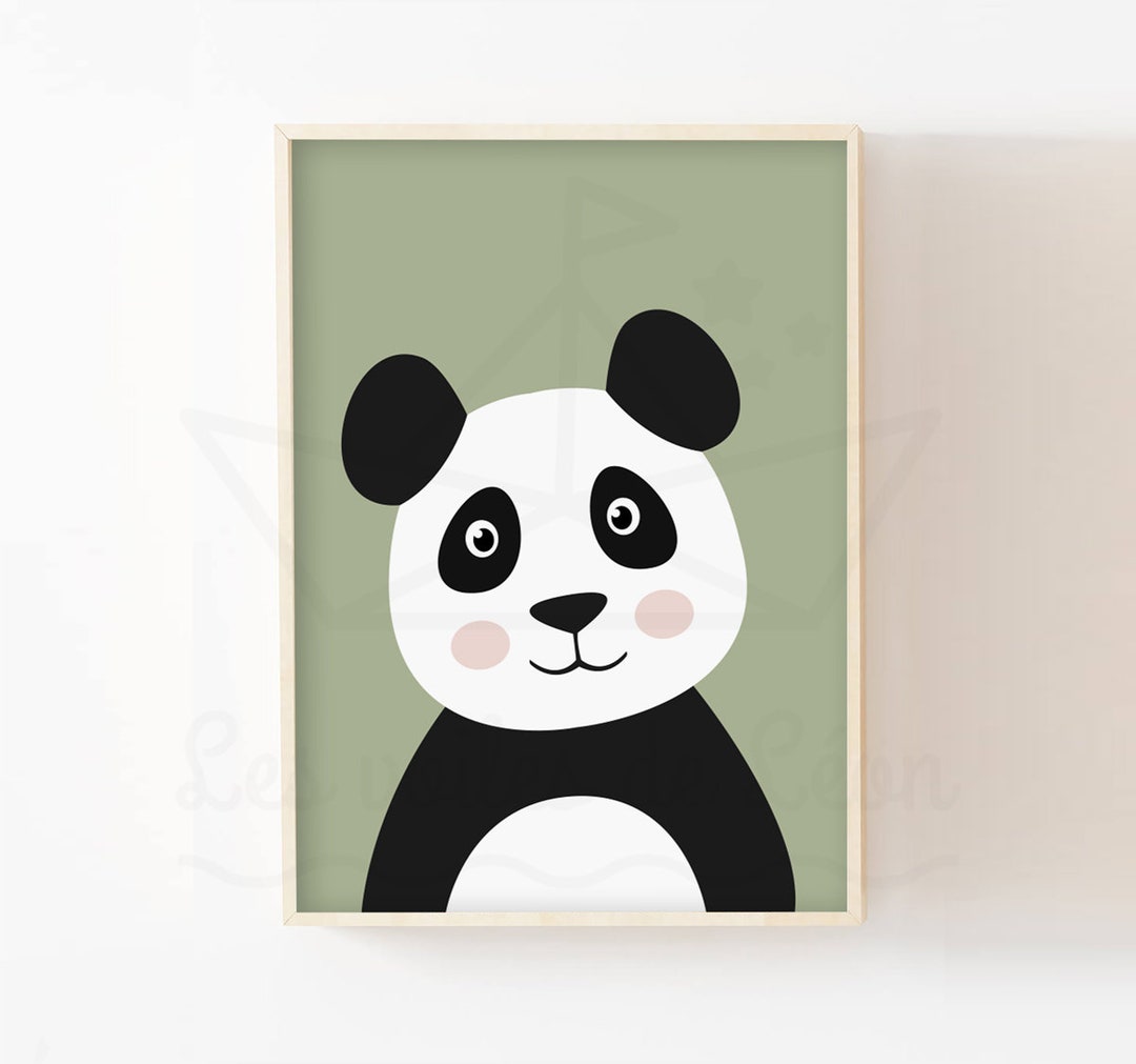 Customizable Baby Panda Poster 30x40cm Wall Decoration Child's Room ...