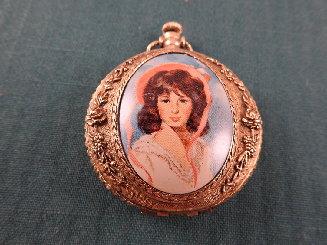 Vintage Max Factor Compact Heirloom Pocket Watch Style - Etsy