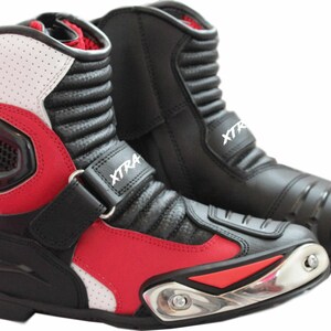 Handmade Motorcycle Boots, Custom Made Motorbike Racing Riding Biker ...