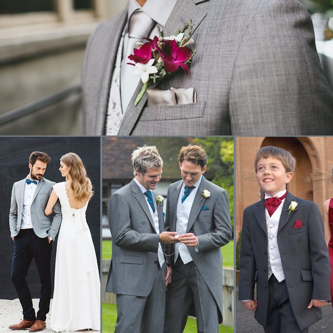 Men's Custom Made to Measure Suit Business Formal Wedding Men Bespoke ...