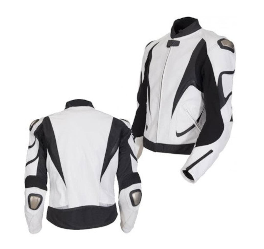 Handmade Motorbike Racing Jacket - Custom Made Motorcycle Racing Biker ...