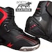 Handmade Motorcycle Boots, Custom Made Motorbike Racing Motogp Leather ...