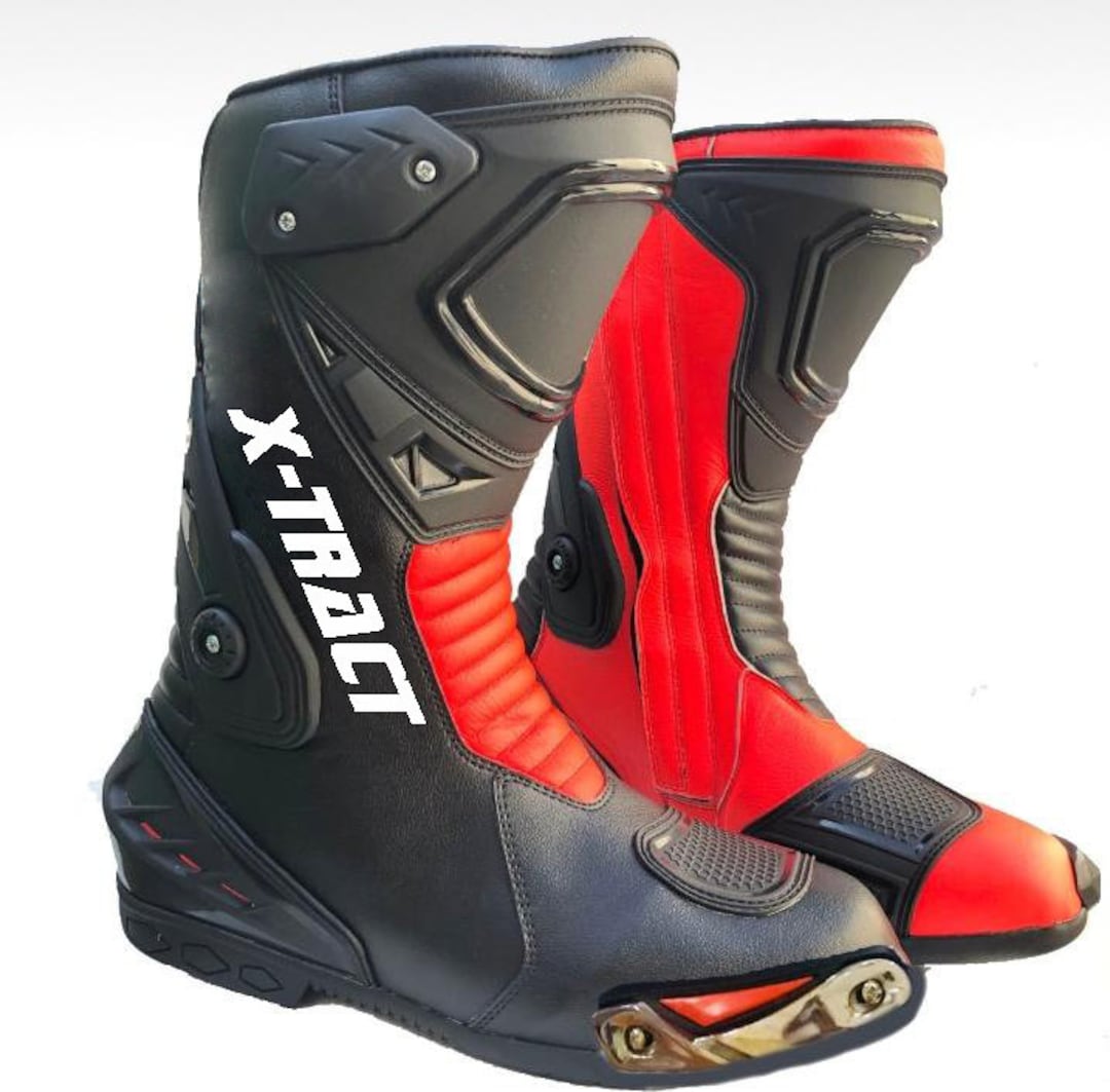 Handmade Motogp Boots, Custom Made Motorbike Racing Leather Boots ...