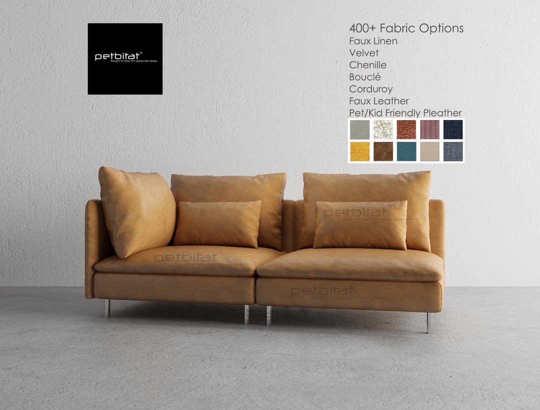 SODERHAMN Cover, Custom Made Cover for Soderhamn 2 Seat Sofa With Open ...