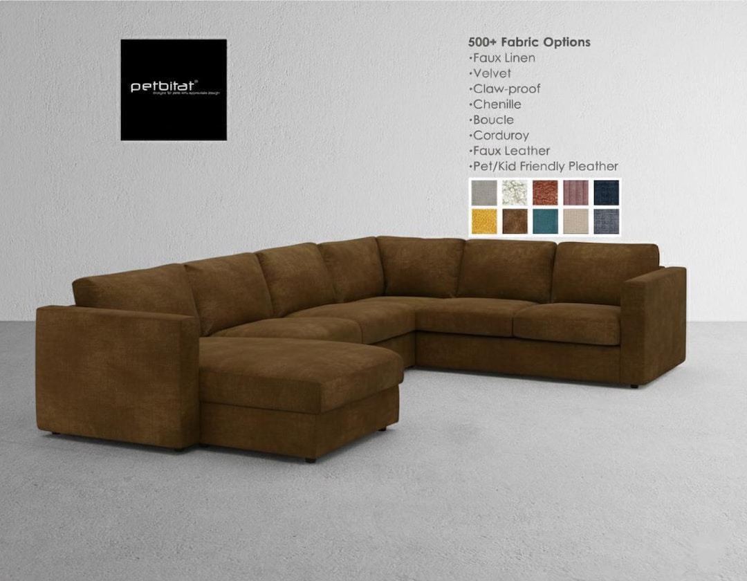 Custom Made Covers to Fit FINNALA Sectional, 5-seat Corner Sofa, With ...