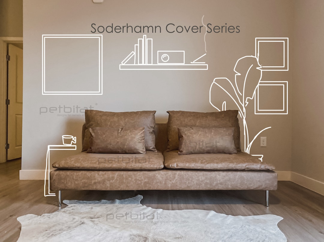 Soderhamn Cover, Custom Made Soderhamn 3 Seat Sofa Cover, Soderhamn ...