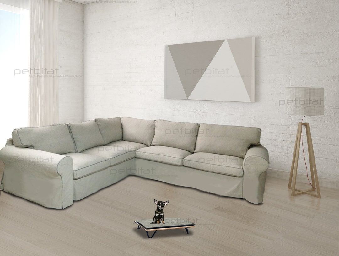 Ektorp 2+2 Seat Sectional Sofa Cover, Custom Made Cover for Ektorp 2+2 ...