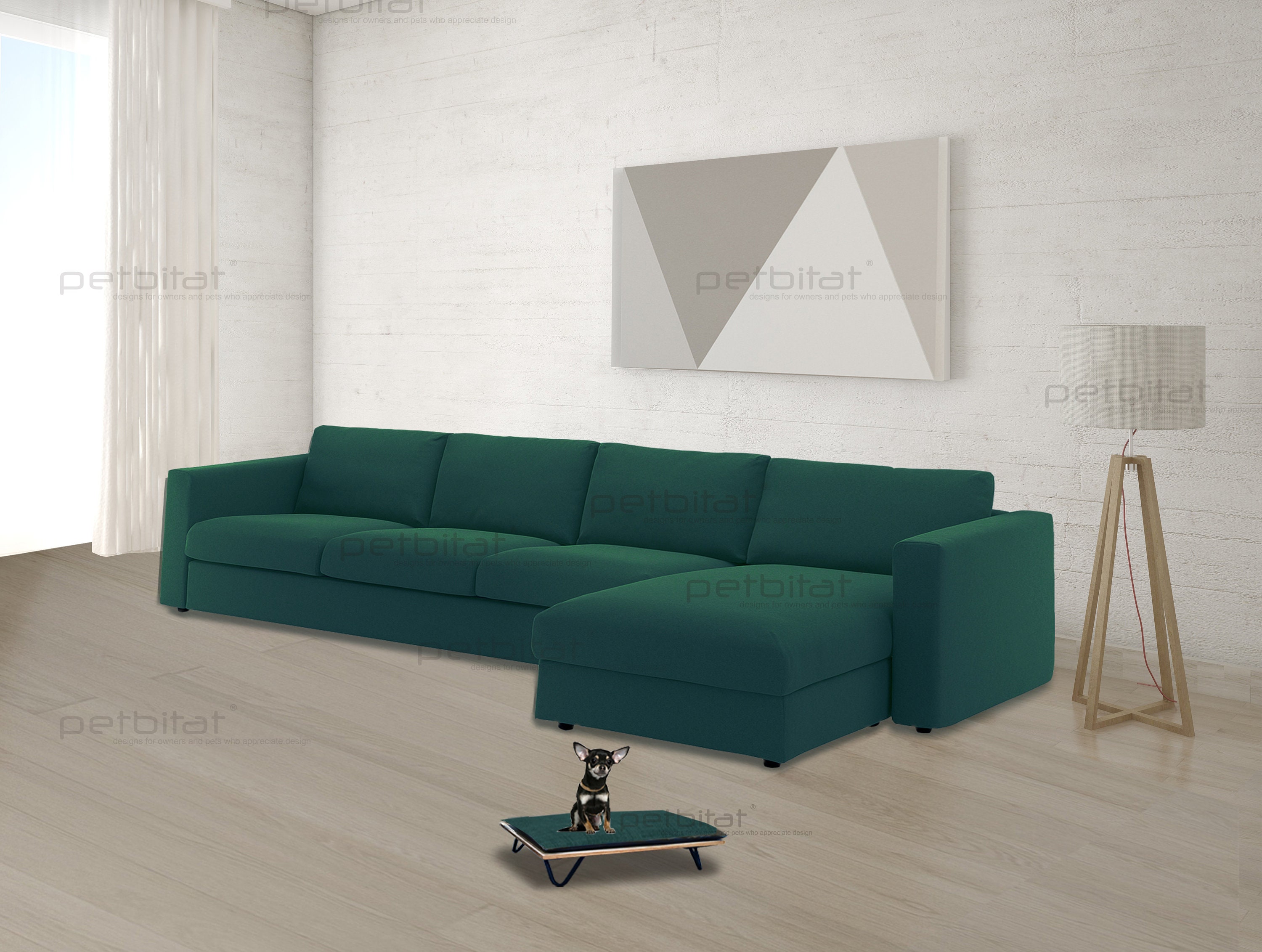 Vimle 4 seat sofa store