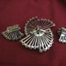 Coro Fan Brooch and Clip-on Earrings - Etsy