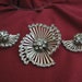 Coro Fan Brooch and Clip-on Earrings - Etsy