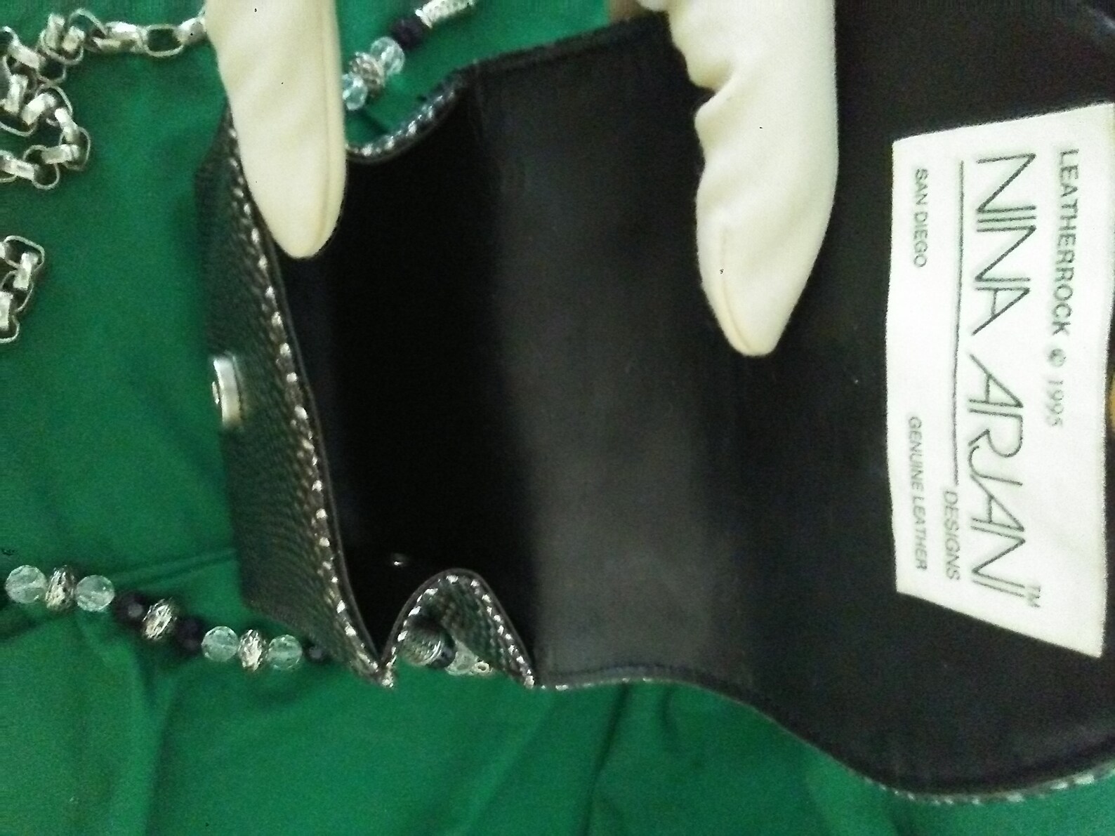 Nina Arjani Bejeweled Silver and Snake Scale Crossbody Evening - Etsy