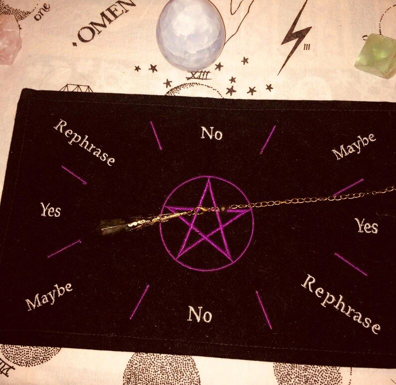 Yes or No Five Question Labradorite Pendulum Reading - Etsy