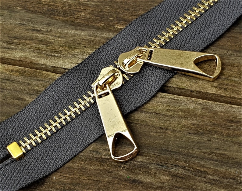 Customized Special SAC Closure, Double Back-to-back Sliders, 6 Mm Gold ...