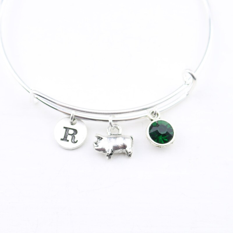 Pig Charm Bracelet - Etsy