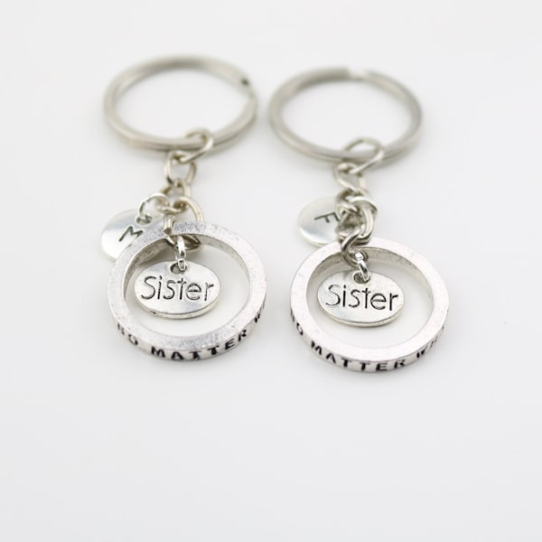 Sister Key Chain - Etsy