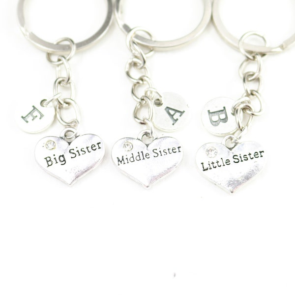 Sister Keychain - Etsy