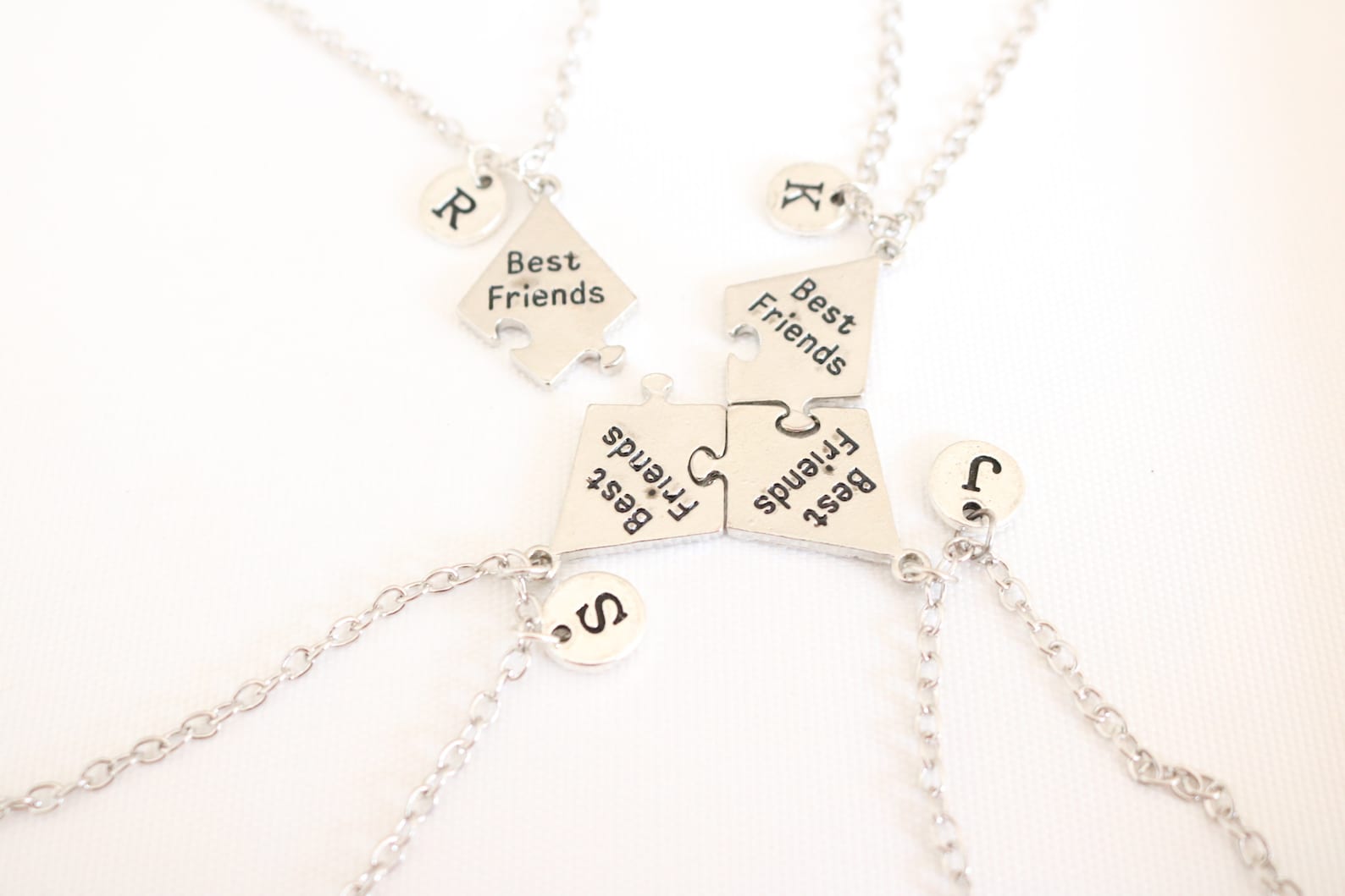 4 Best Friends Gifts, Best Friends Necklaces, Four Friends Necklace ...