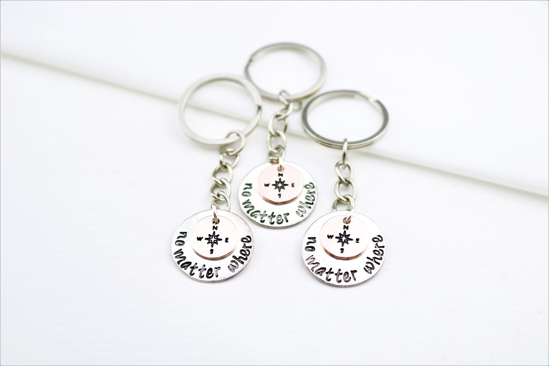 BFF Matching Keychains for 1 2 3 4 5 6 7, Best Friends Gifts, Long ...