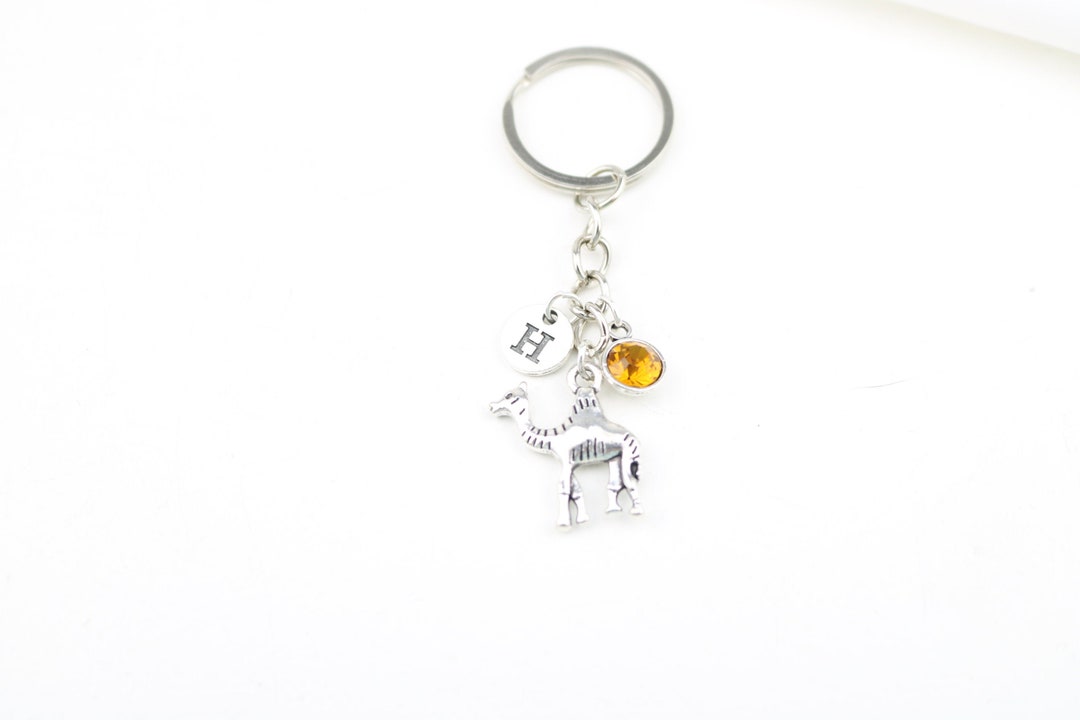 Camel Keychain, Camel Gift, Desert Keyring, Egypt Gift, Vacation Trip ...