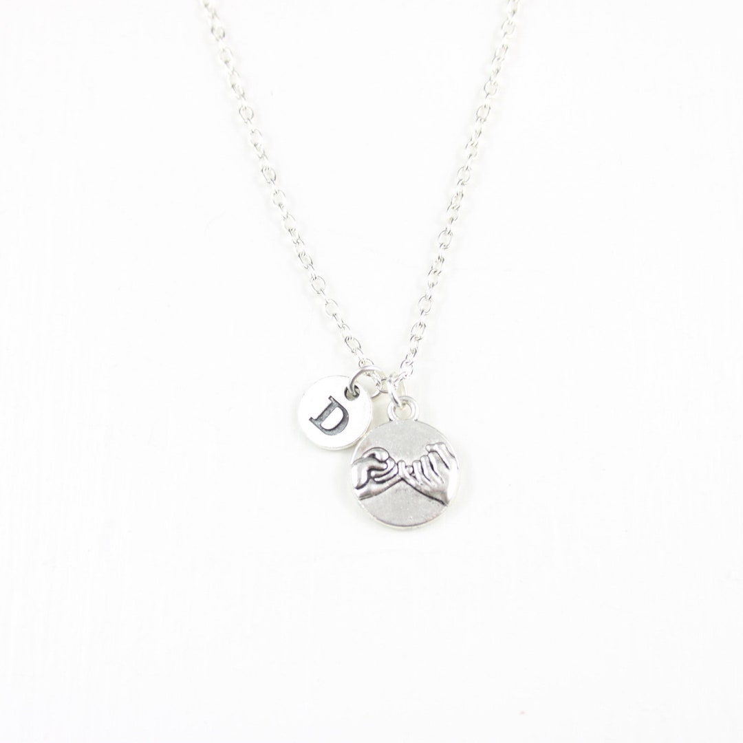 Pinky Promise Necklace Pinky Swear Necklace Silver Promise Jewelry ...