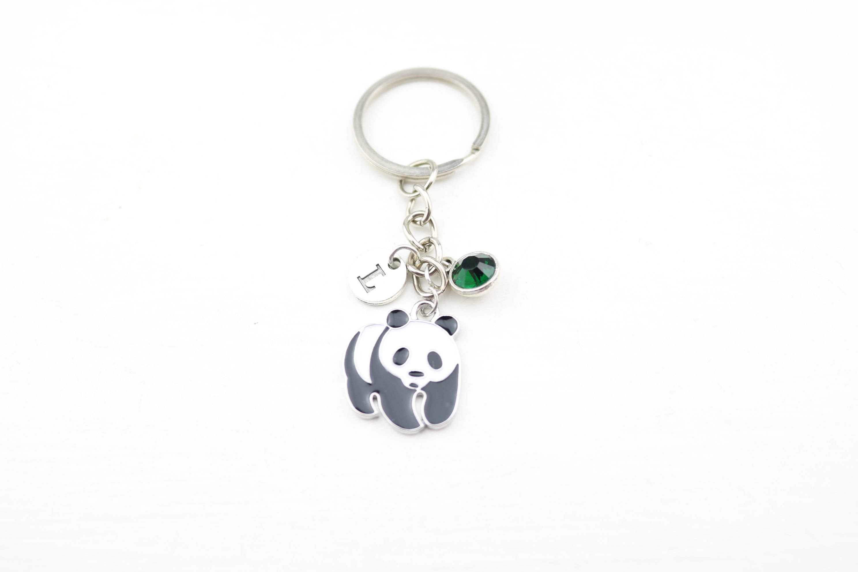 Panda Keychain Asian Panda keyring Personalized jewelry | Etsy