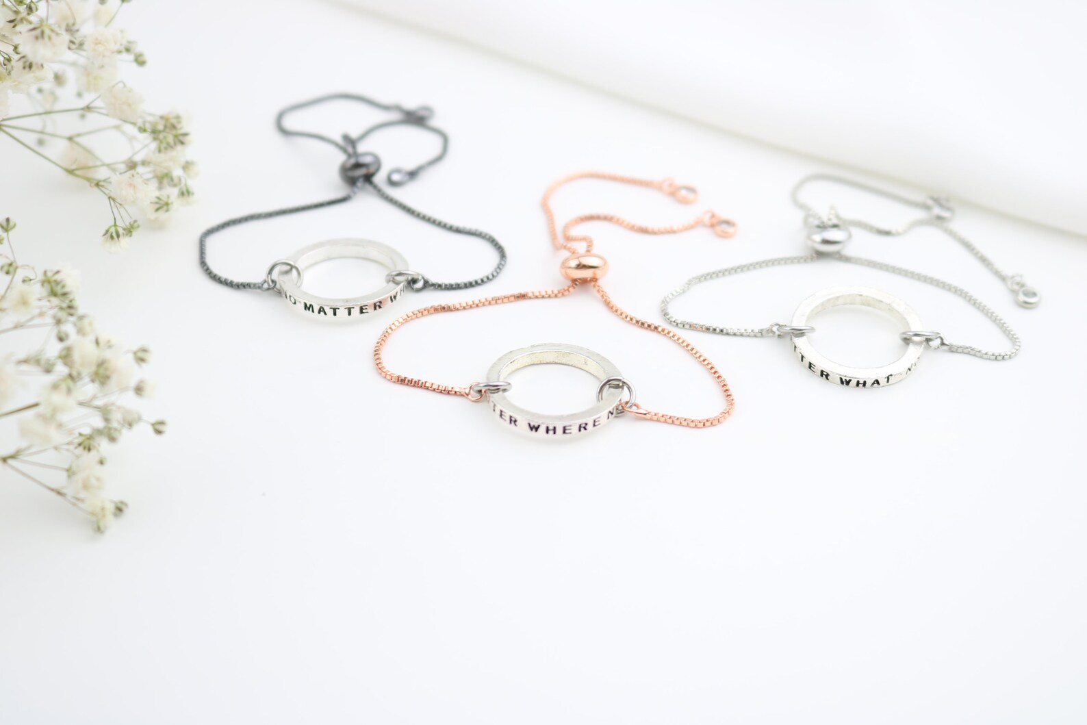 4 Best Friend Gifts Multicolor Friendship Chain Set of 4 - Etsy