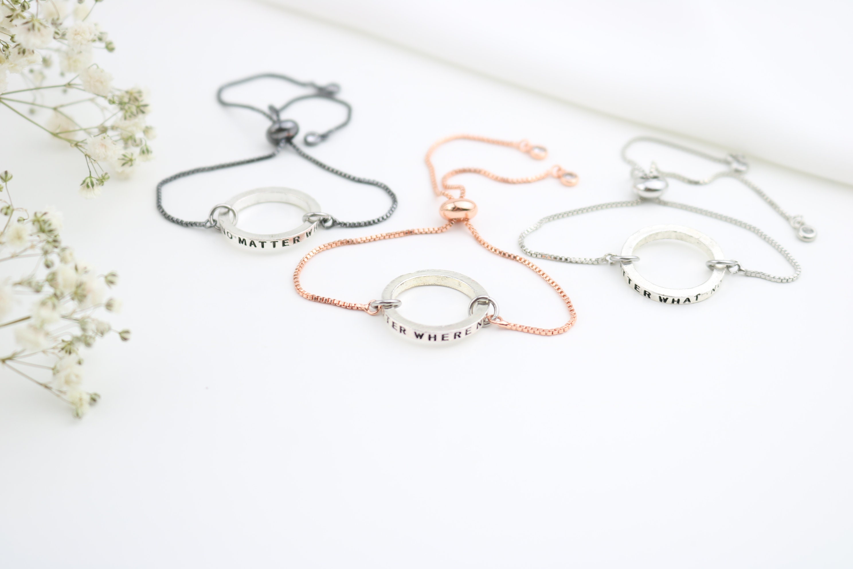 4 Best Friend Gifts Multicolor Friendship Chain Set of 4 - Etsy