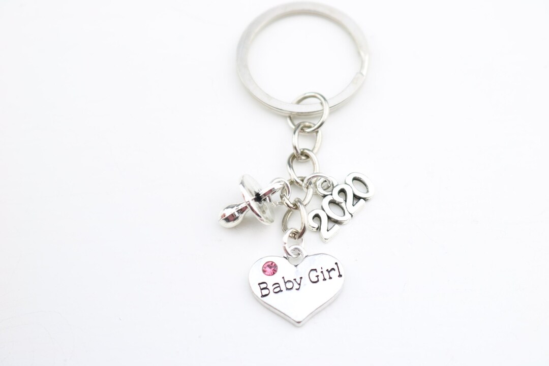 Baby Girl 2021 Keychain, Newborn Girl Gift, Newborn Keychain, Baby Girl ...