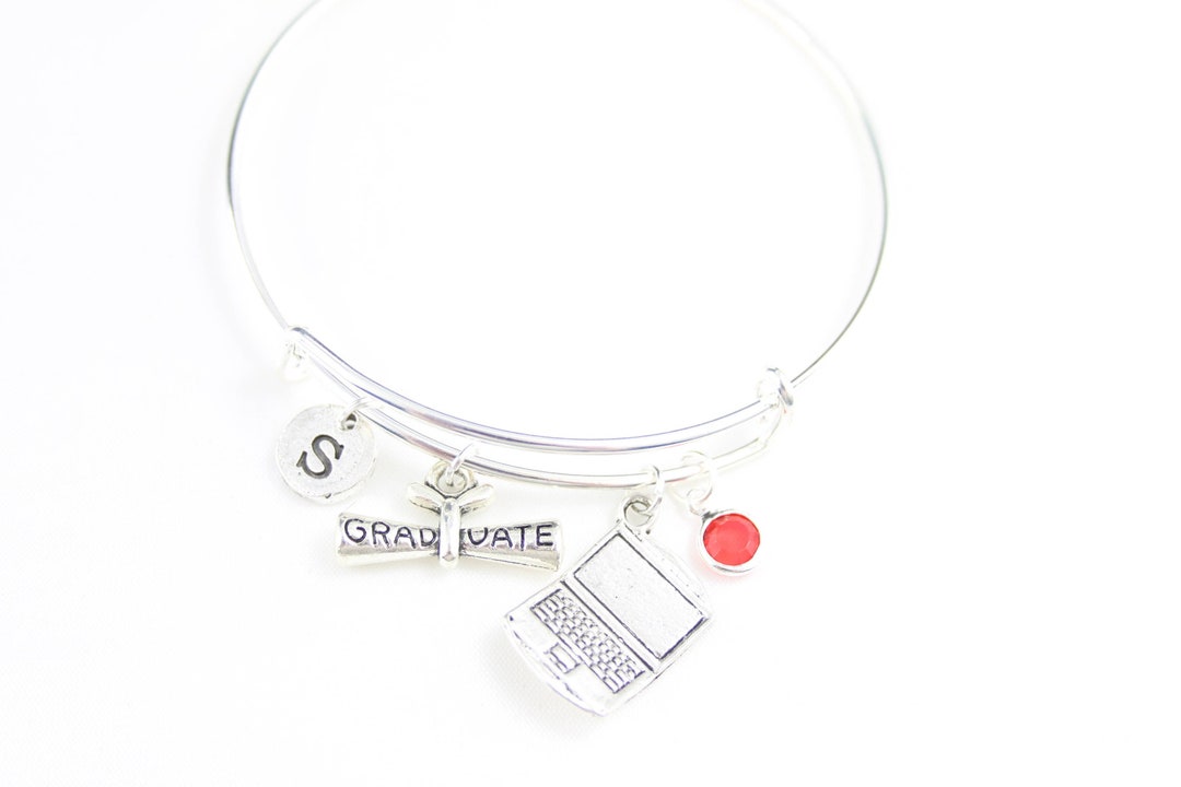Graduation Bracelet, Graduation Gift, Custom Graduation Jewelry for Her ...