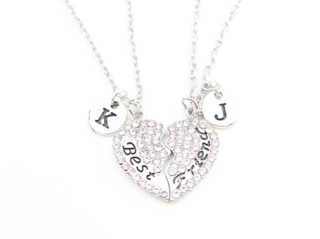 Matching Split Heart Friendship Necklaces for Two - Etsy