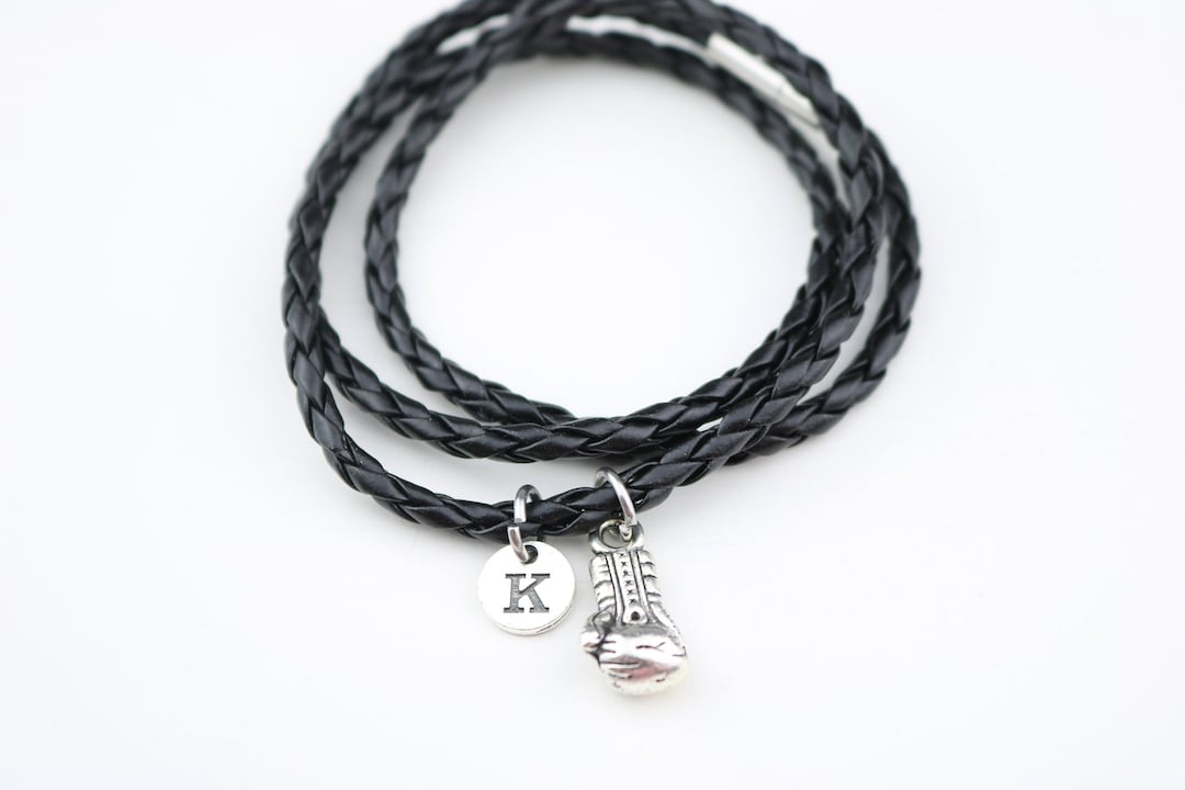 Boxing Bracelet Men, Boxing Glove Charm Bracelet for Him, Personalized ...