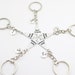 5 Friends Key Rings, Matching BFF Keychains for 5, Matching Key Ring ...