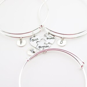 Best Friend Bracelet Set of 3, Matching for Friends, Graduation ...