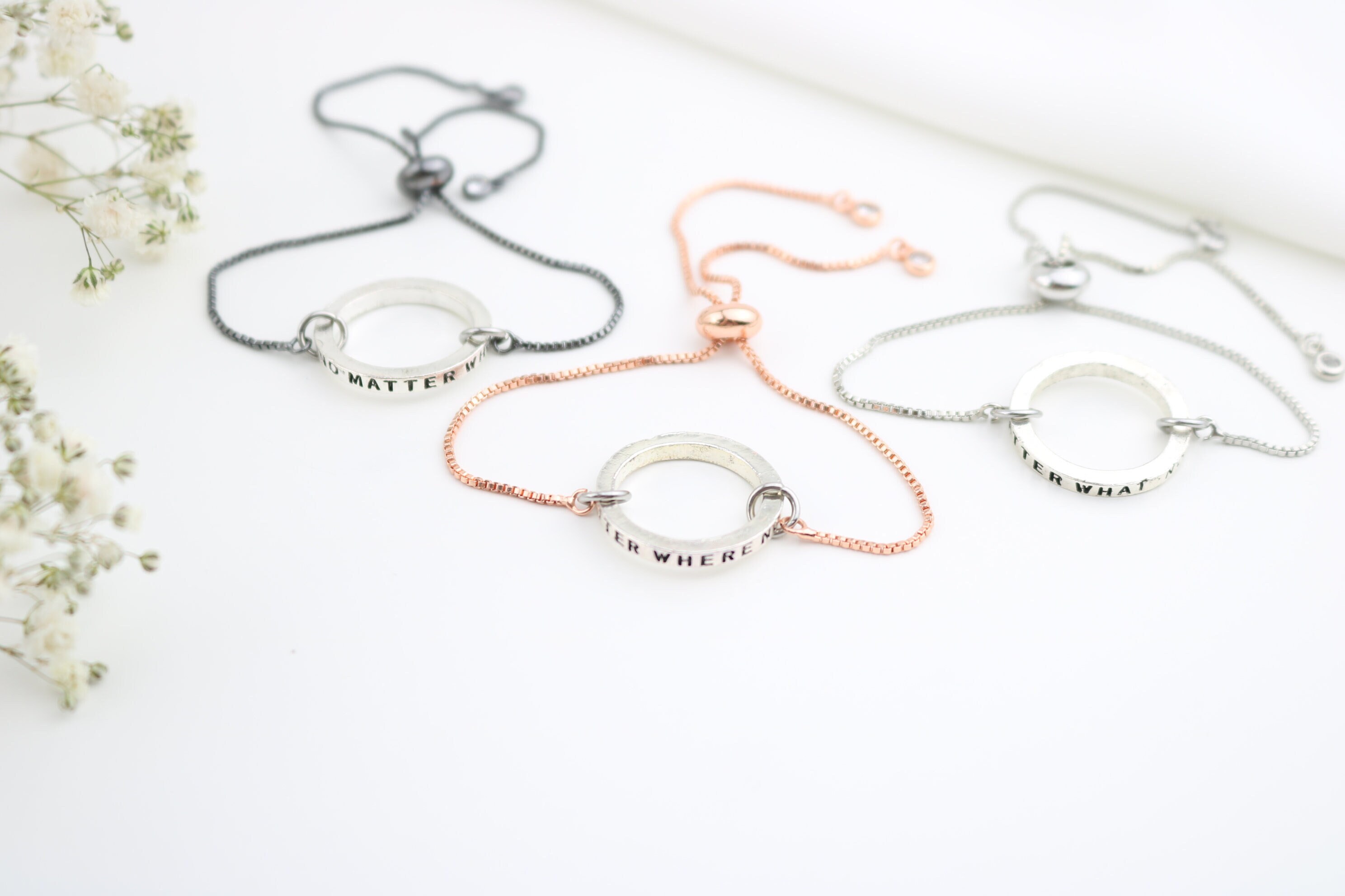 4 Best Friend Gifts Multicolor Friendship Chain Set of 4 - Etsy