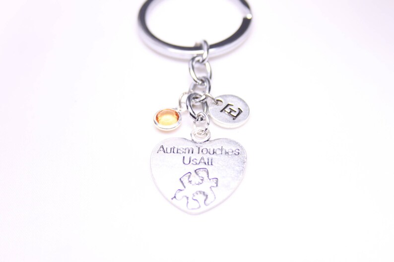 Autism Keychain Autistic Key Ring ASD Gifts Asperger Keychain - Etsy