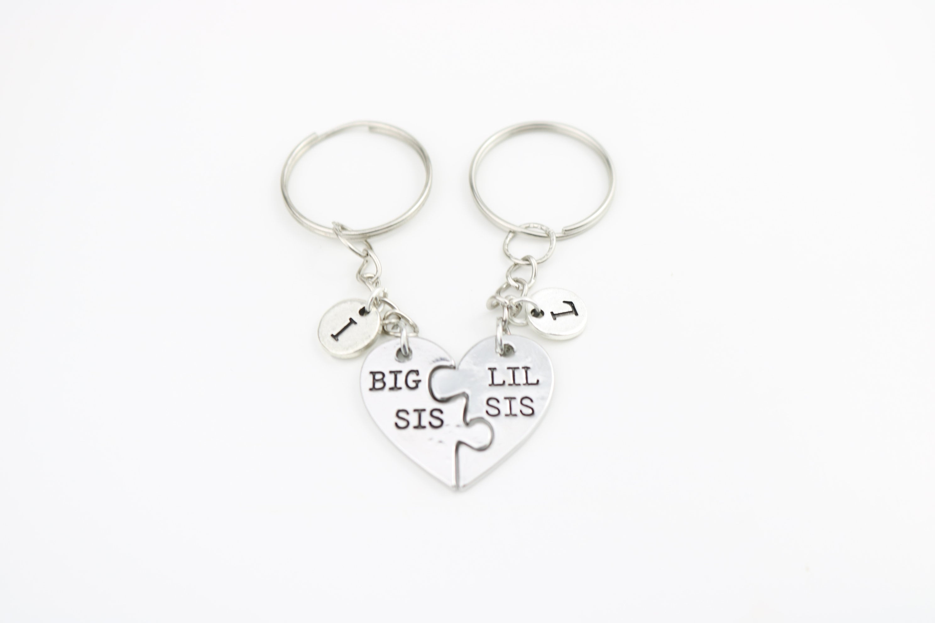 Big Sis and Lil Sis Matching Keychains Personalized Sister - Etsy