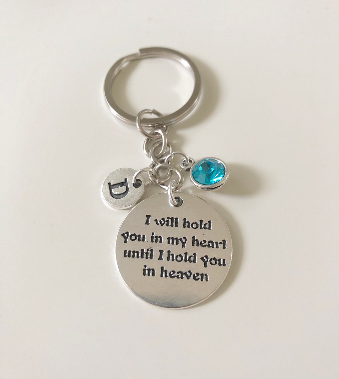 Condolence Keychain Gift for Best Friend, Child Loss, Memorial Keyring ...