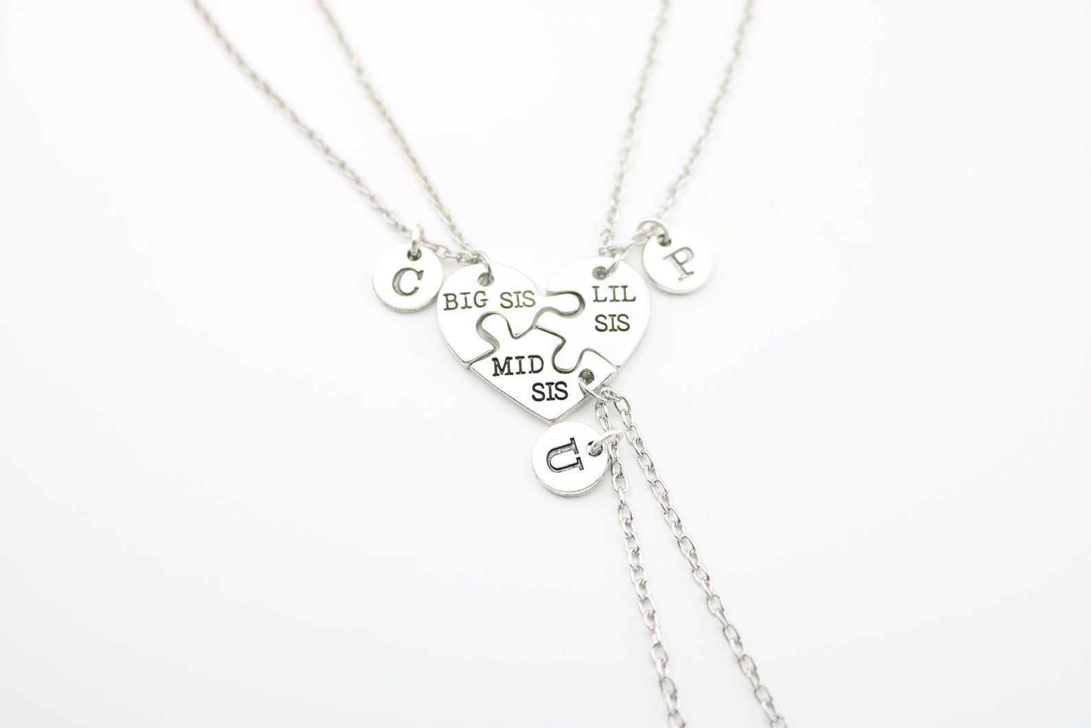 Sister Necklaces Set of 3 3 Sister Gift Sister Jewelry 3 - Etsy Australia