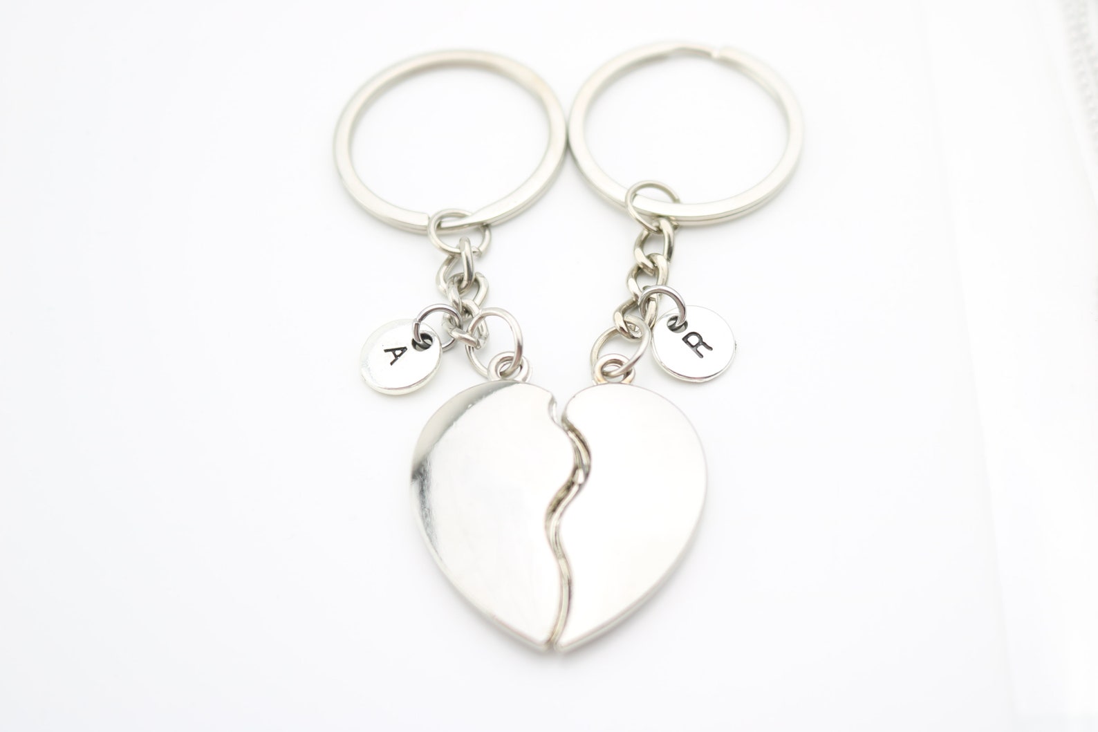 2 Best Friend Keychain Set BFF Key Ring Set of 2 Two BFF - Etsy