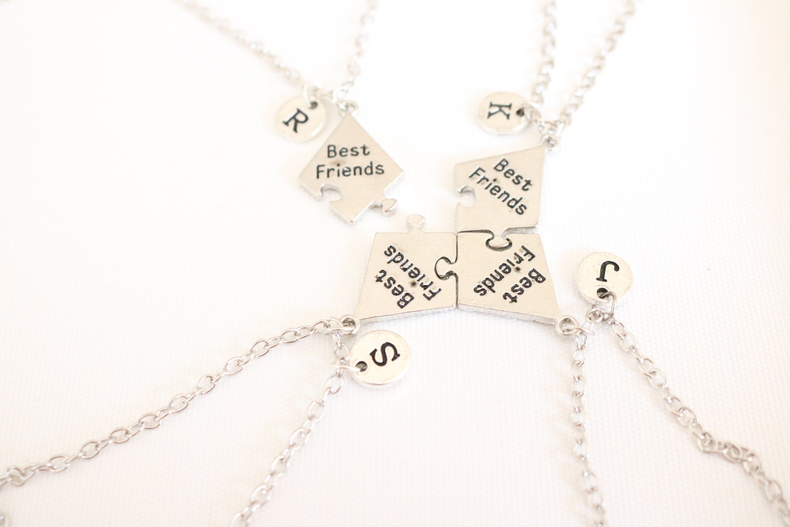4 Best Friends Gifts Best Friends Necklaces Four Friends | Etsy