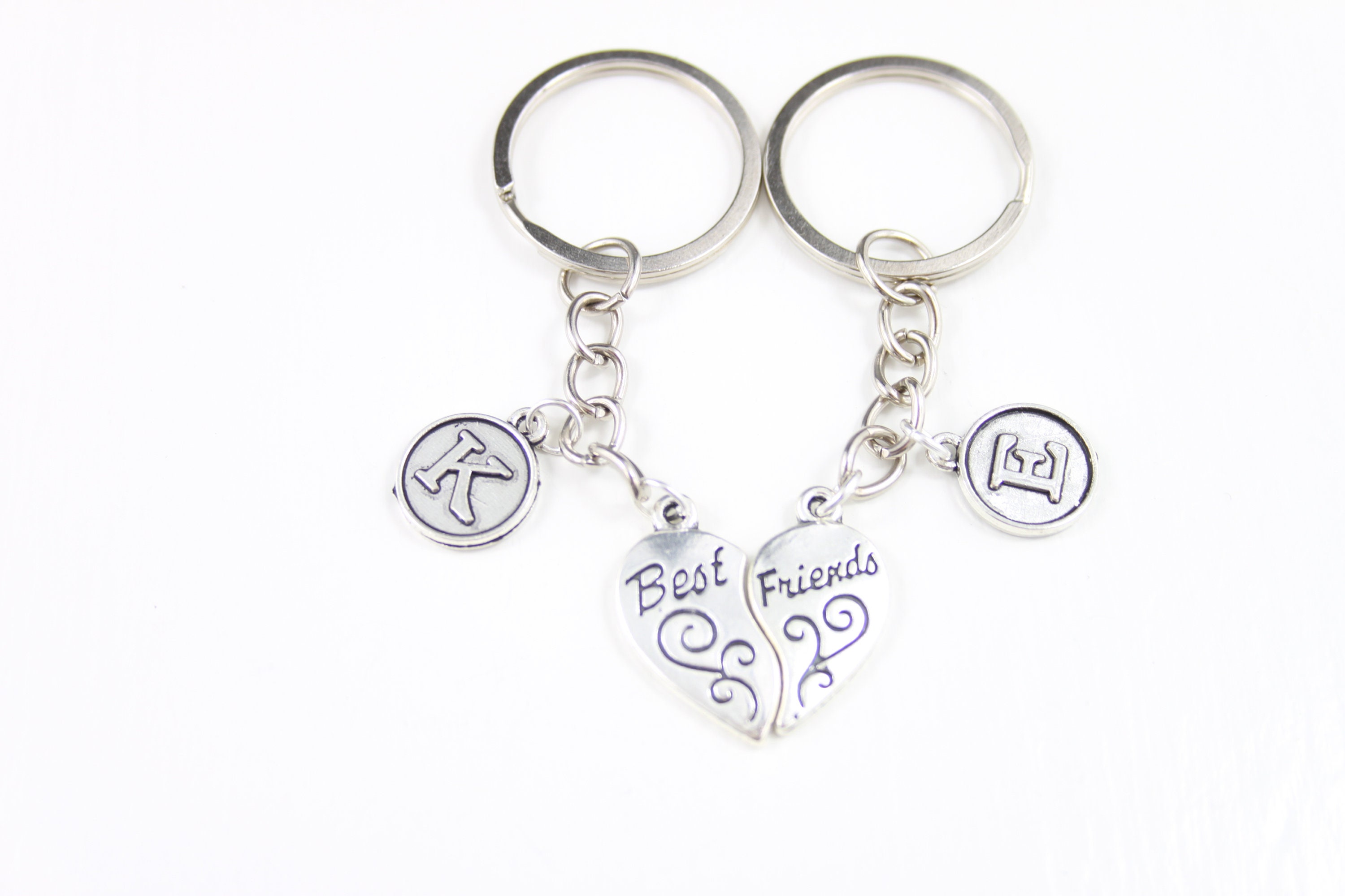 Matching Keychains for Friends Keyring Set of 2 BFF Gift - Etsy UK