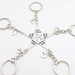 5 Friends Key Rings, Matching BFF Keychains for 5, Matching Key Ring ...
