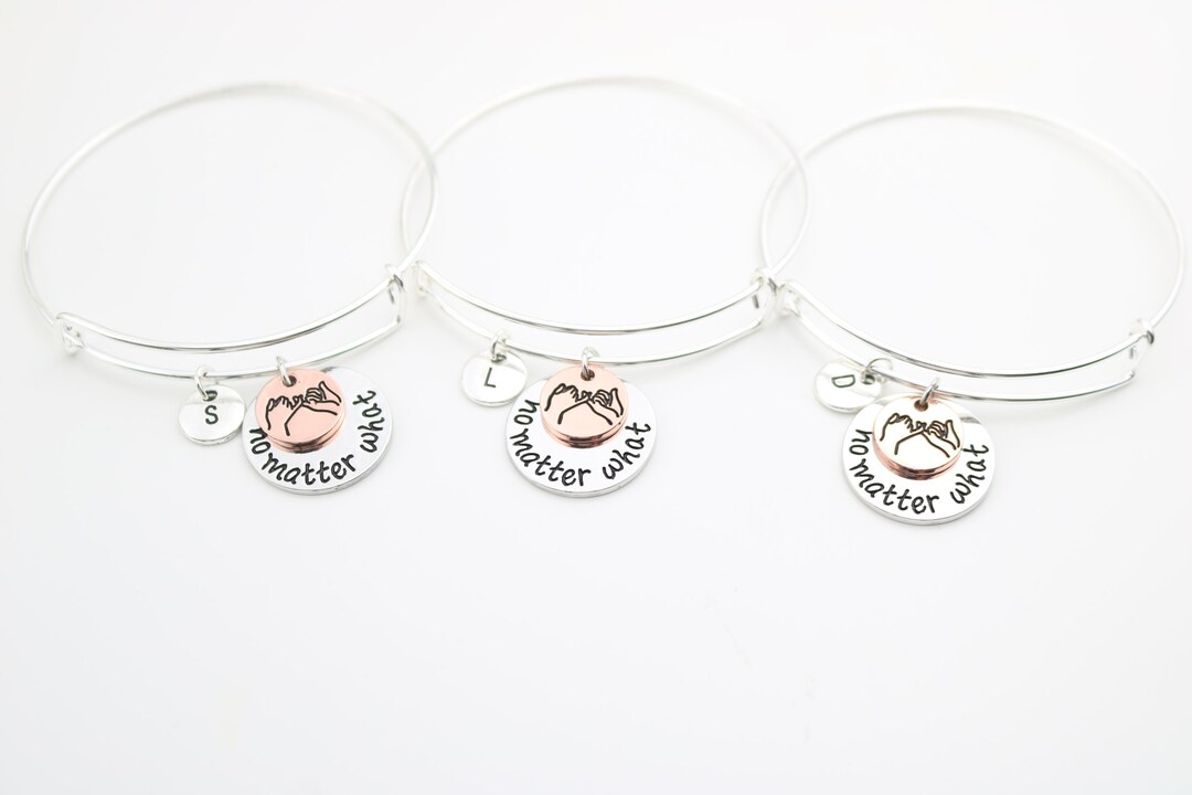 4 Best Friend Gifts, Four Matching Bracelets, Long Distance Gift, Four ...