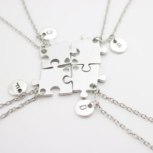 4 Best Friend Gifts, Best Friends Forever Gifts, Four Friend Necklace ...
