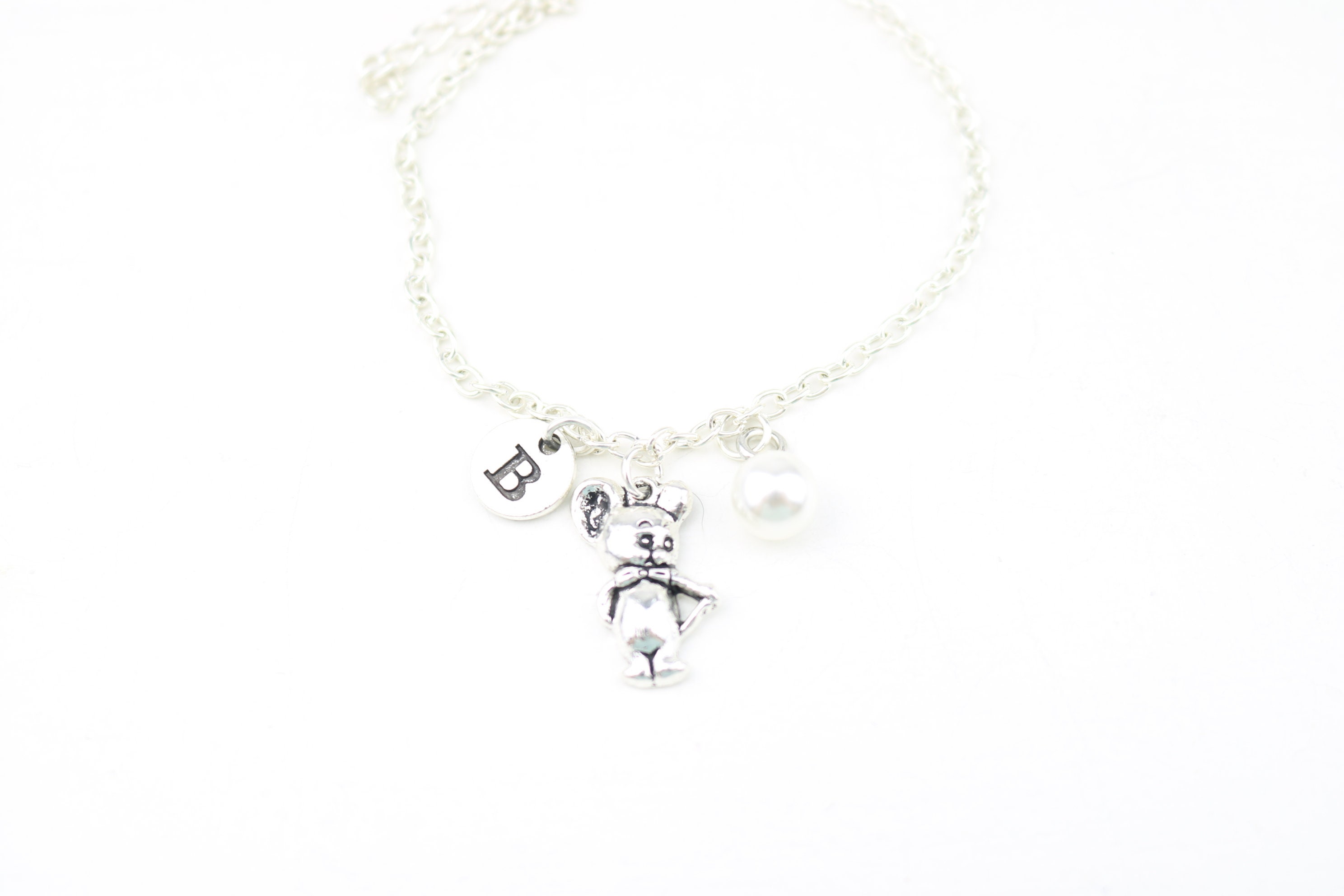 Minnie Mouse Bracelet Custom Silver Mice Gift Mouse Jewelry - Etsy