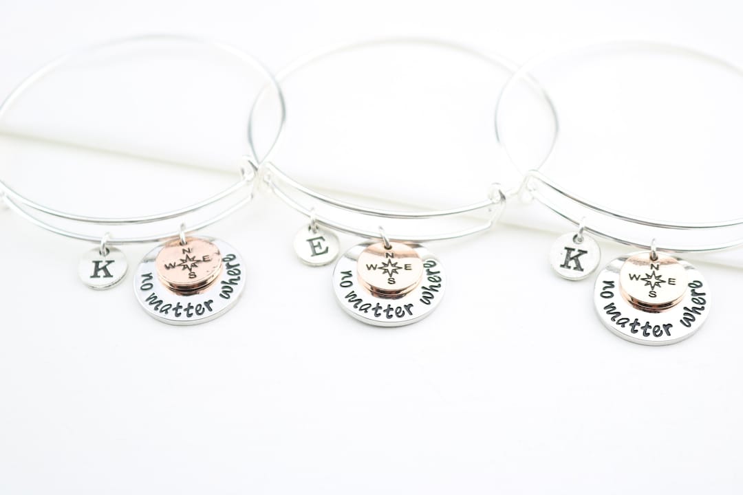 4 Best Friend Bracelet, Best Friend Gift Set of 4, Friendship Gift, BFF ...