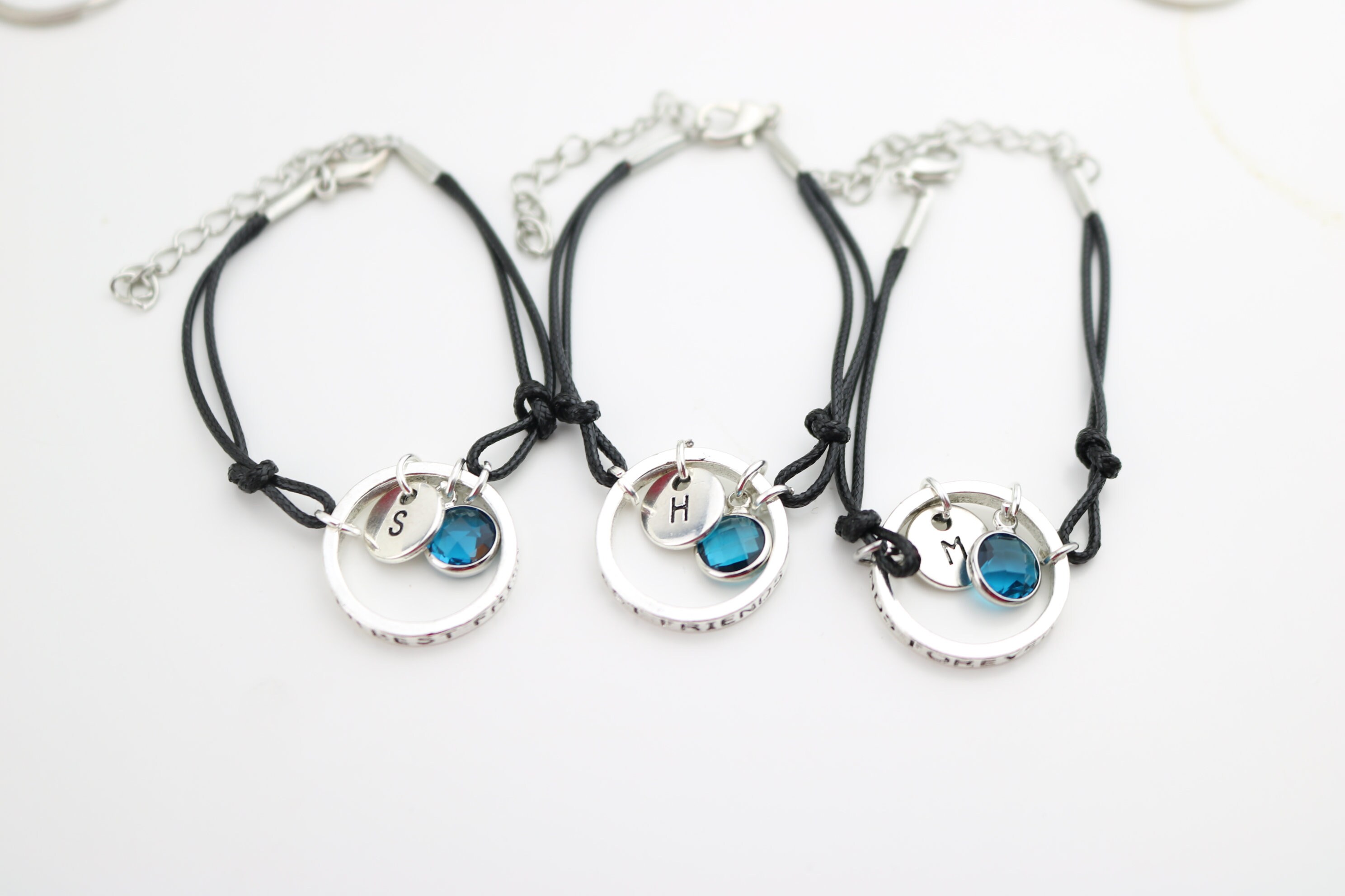 3 Best Friend Bracelets 3 BFF Gift Unique Gift Set of 3 - Etsy